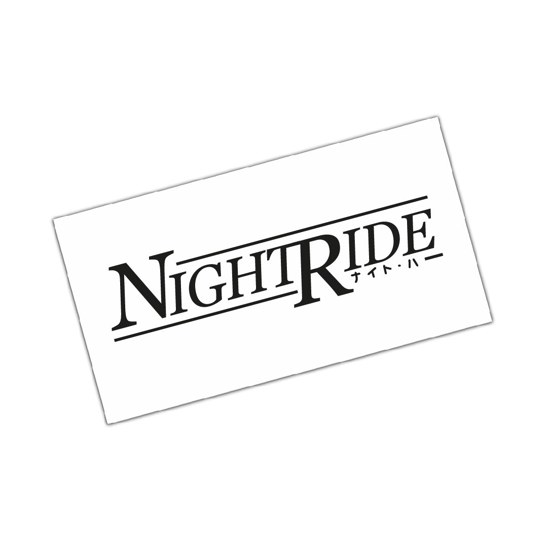 Night Ride JDM - Aufkleber – Kultsticker by Jannik