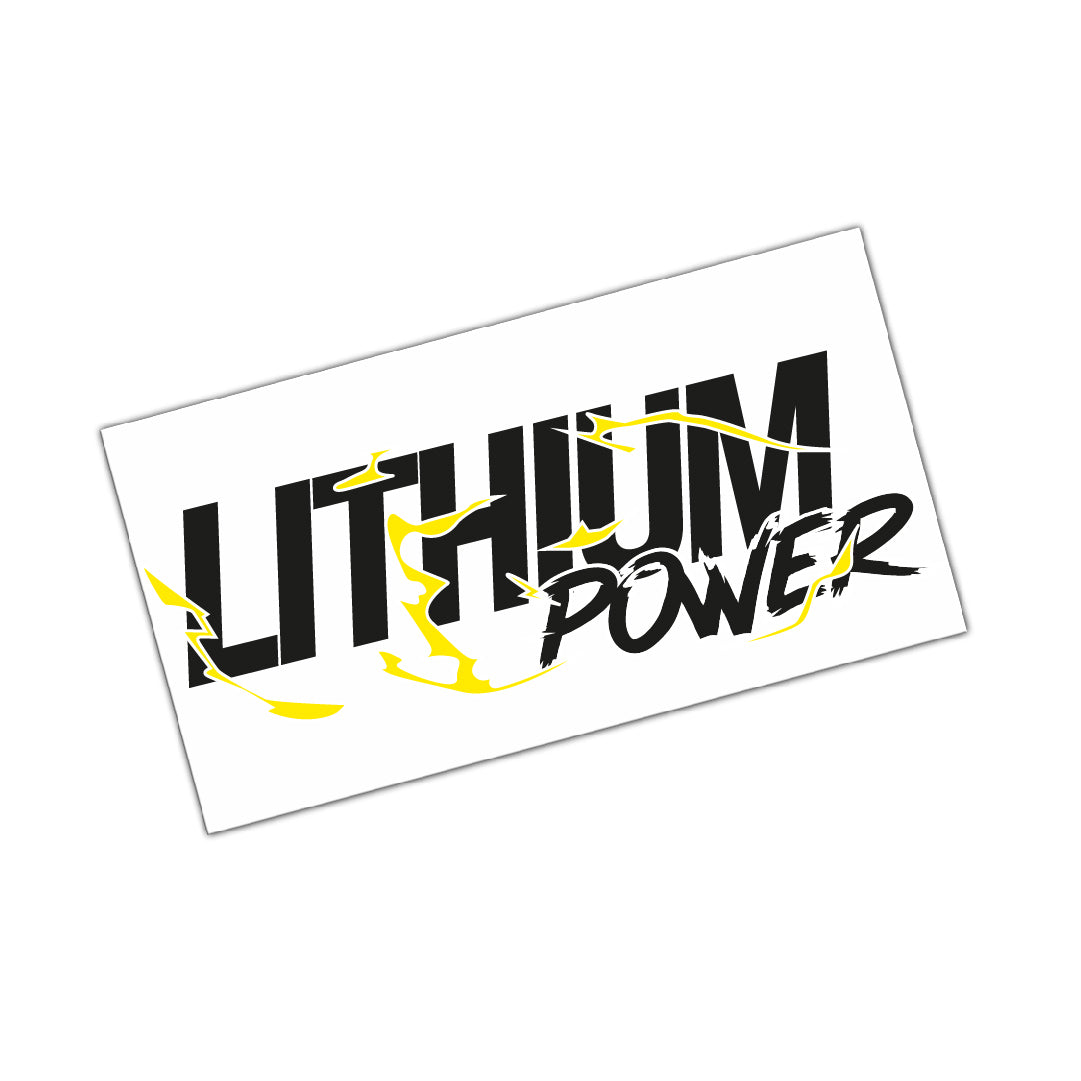 Lithium POWER - Aufkleber – Kultsticker by Jannik